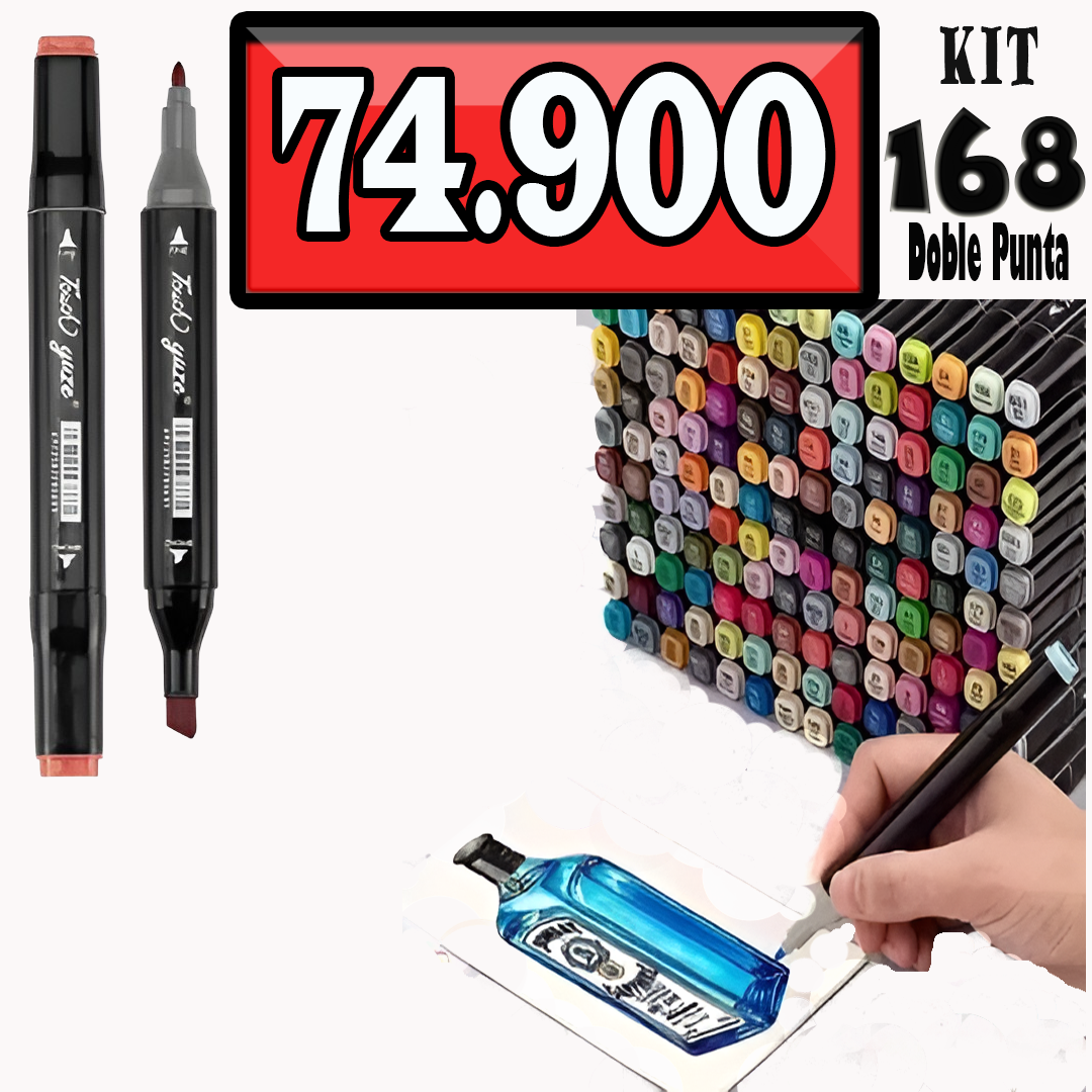 KIT 168 MARCADORES – Donde las Monas